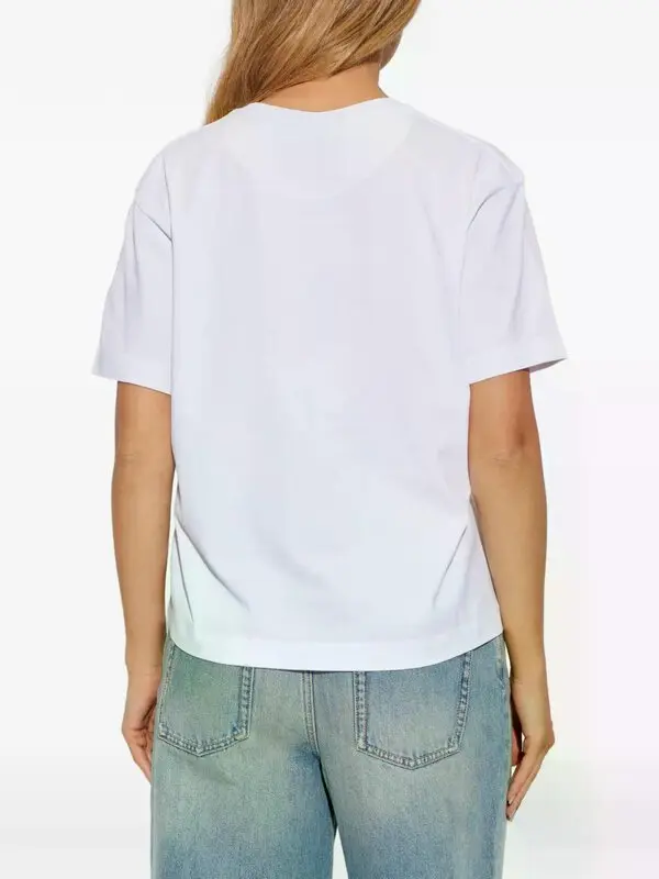 Alexander McQueen Lace Skull T-shirt - White