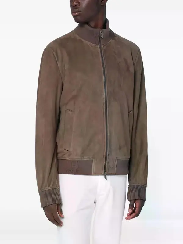 SALVATORE SANTORO Zip-up Bomber Jacket