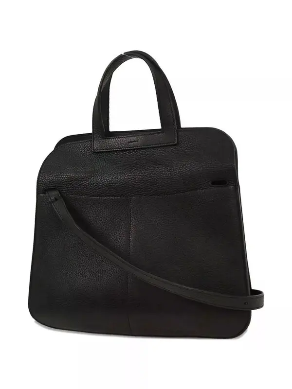 Hermès 2017 31 Halzan Taurillon Clemence Tote Bag - Black