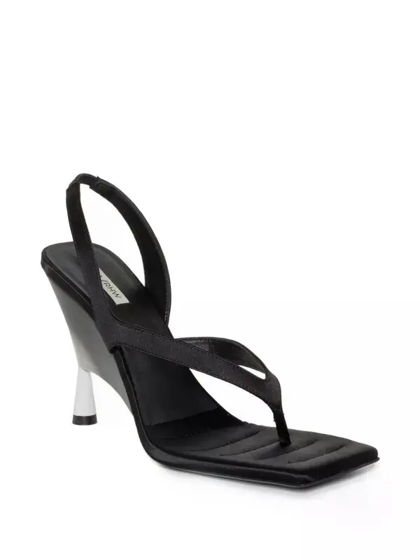 GIABORGHINI Square-toe Slingback Sandals