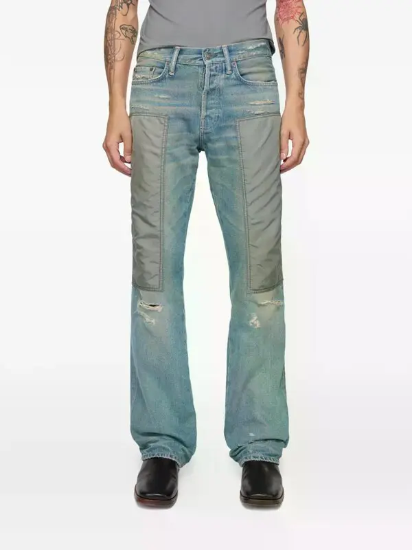 Acne Studios Panelled Distressed Jeans
