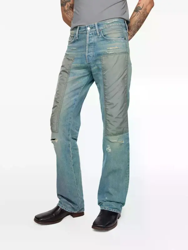 Acne Studios Panelled Distressed Jeans