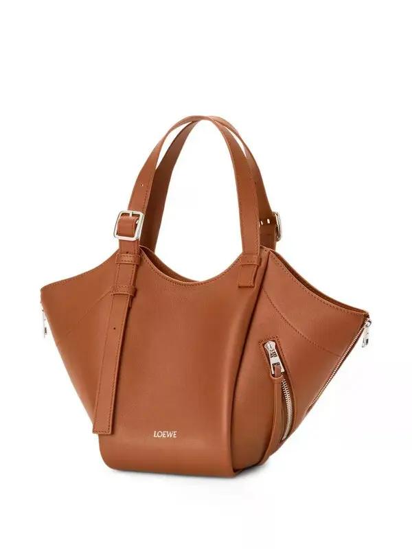 Loewe Leather Hammock Tote Bag - Brown