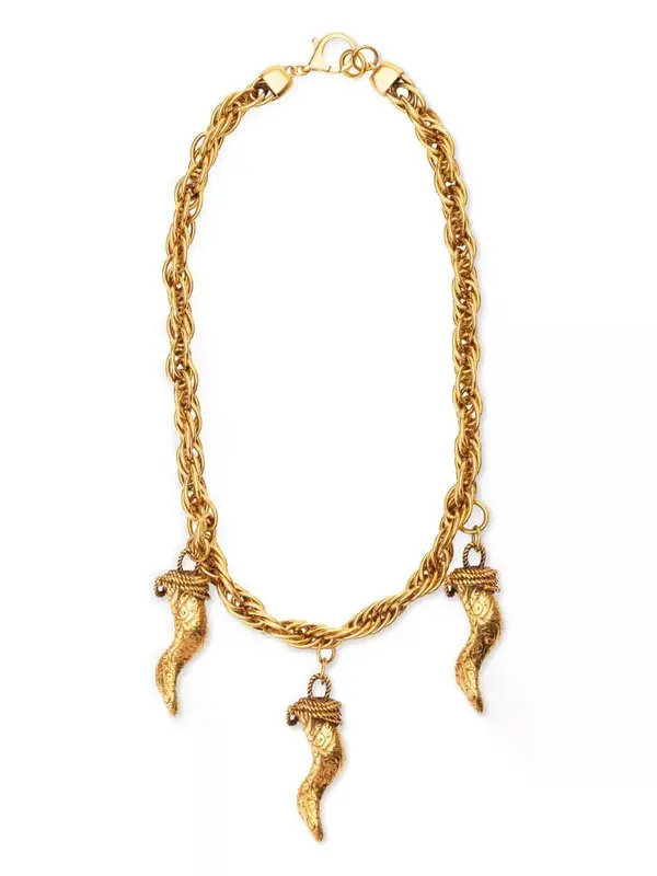 Silvia Tcherassi Matilda Charm Necklace - Gold