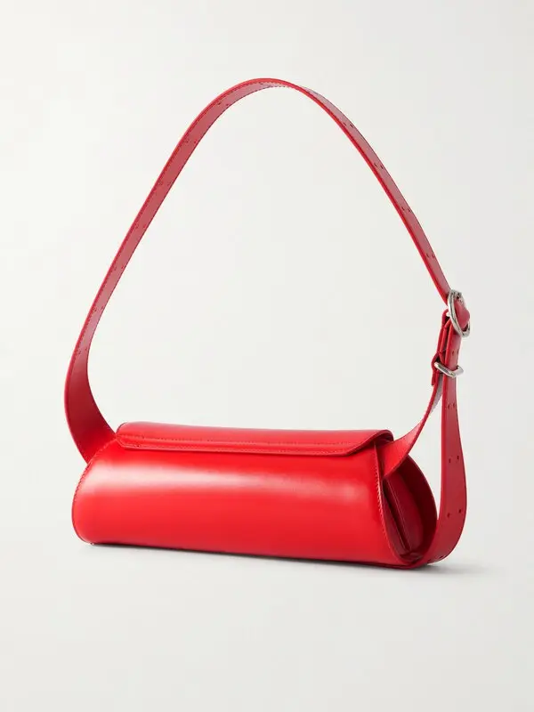 JIL SANDER Cannolo Small Leather Shoulder Bag