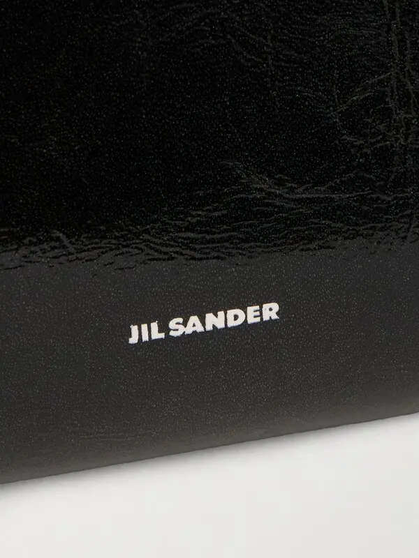 JIL SANDER Goji Pillow Small Crinkled-leather Shoulder Bag