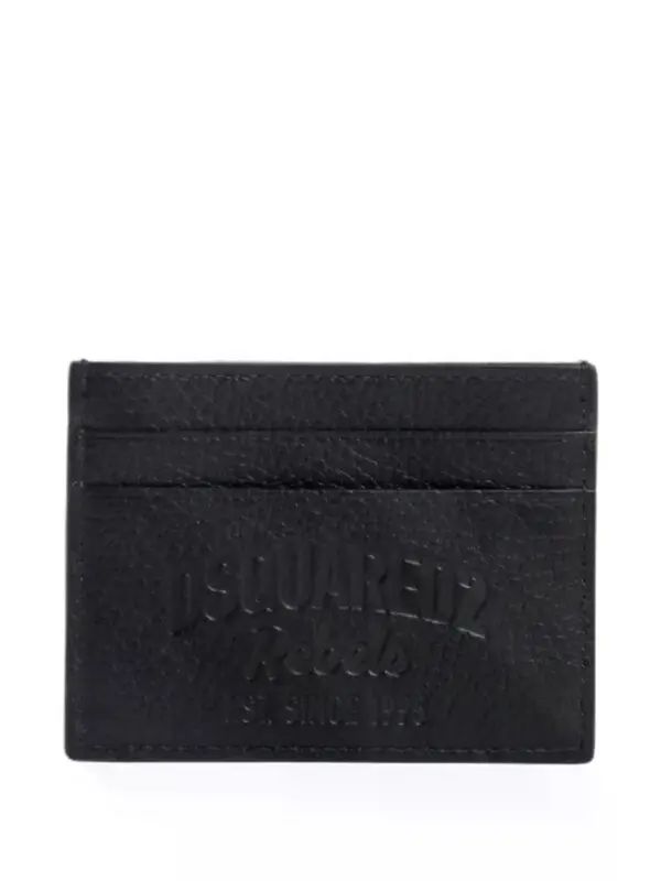 Dsquared2 Rebels Embossed Card Holder - Black