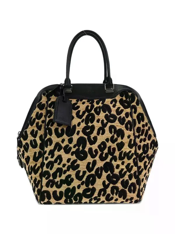 LOUIS VUITTON 2012 Leopard Print Tote Bag