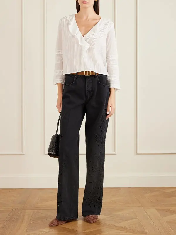 DÔEN Huguette Organic Cotton Blouse - Neutrals