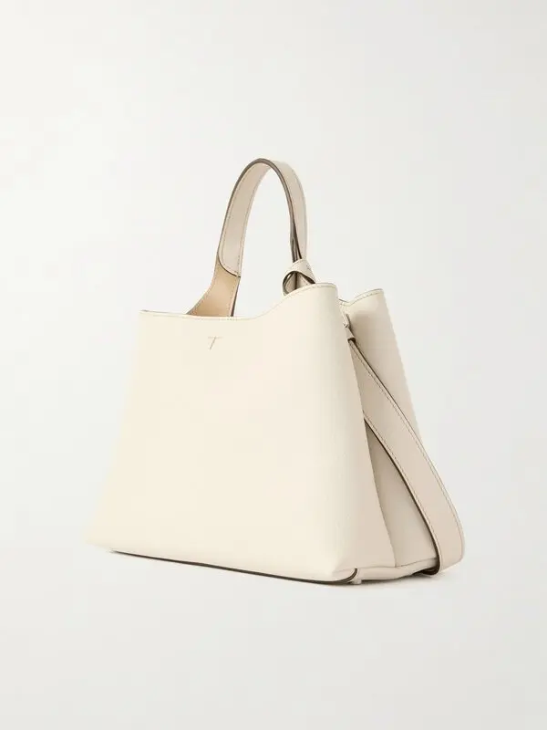 TOD'S Small Textured-leather Tote