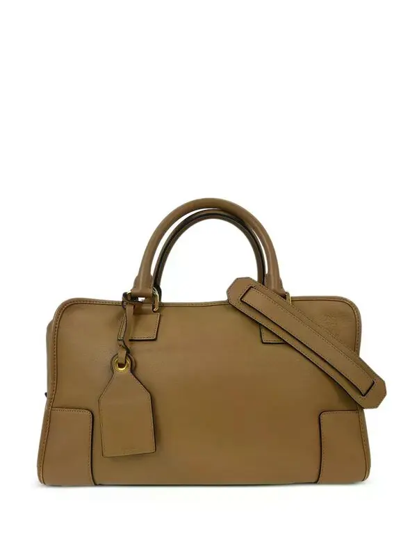 Loewe 2017 Amazona 36 Leather Tote Bag - Brown