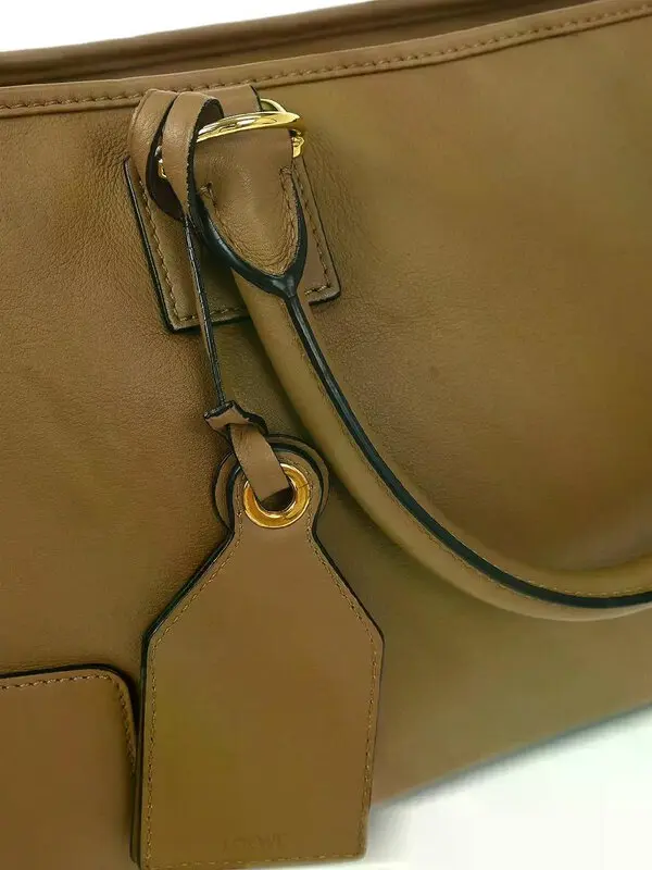 Loewe 2017 Amazona 36 Leather Tote Bag - Brown