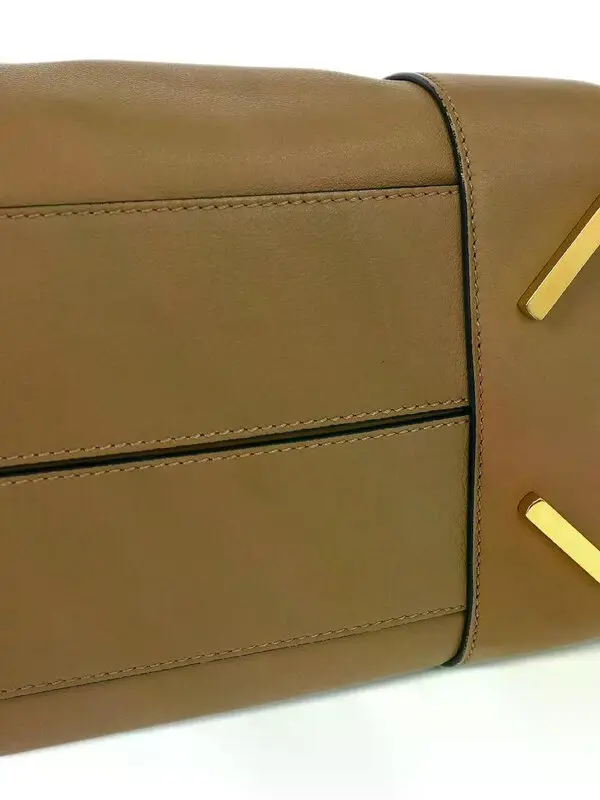 Loewe 2017 Amazona 36 Leather Tote Bag - Brown