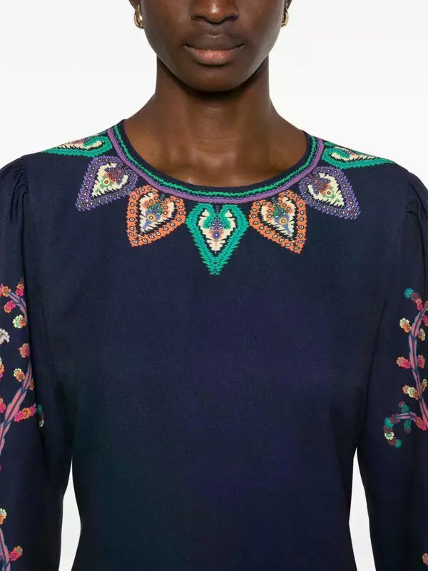 Etro Paisley Print Midi Dress