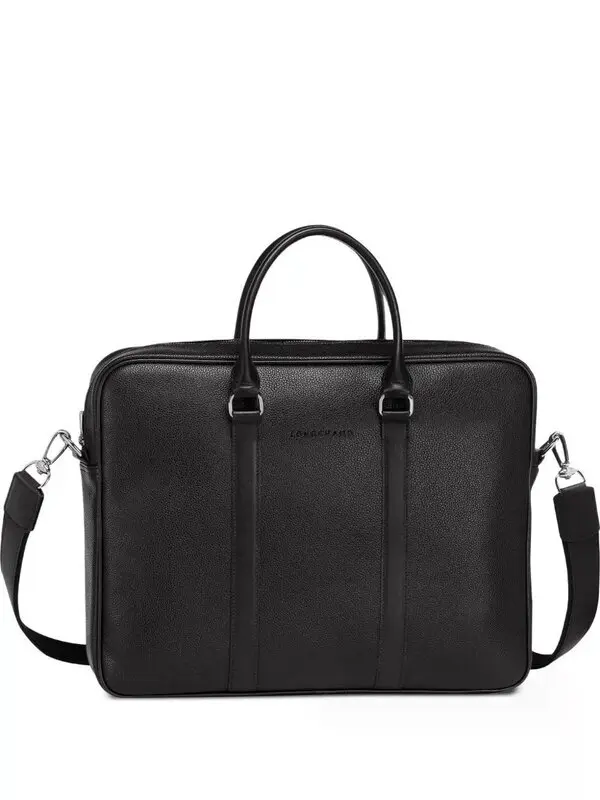 Longchamp Le Foulonne Laptop Bag - Black