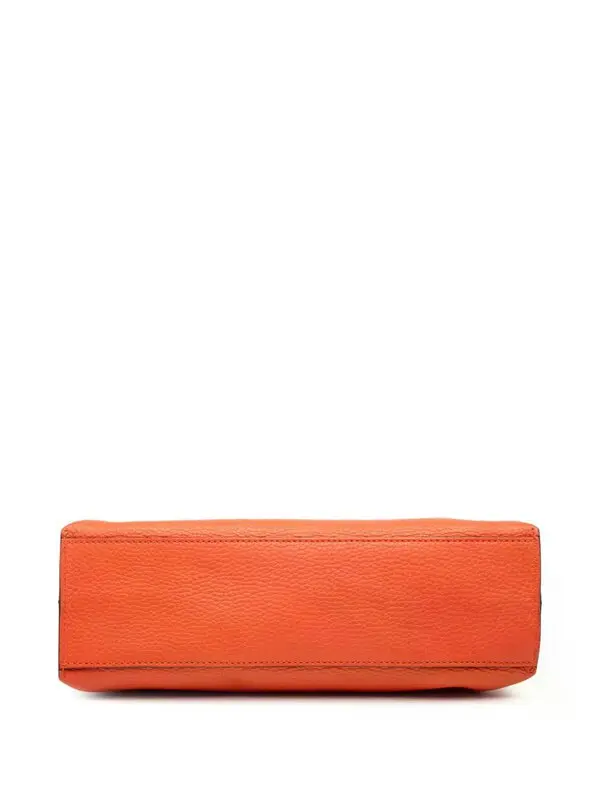 Gucci Leather Bamboo Daily Satchel - Orange