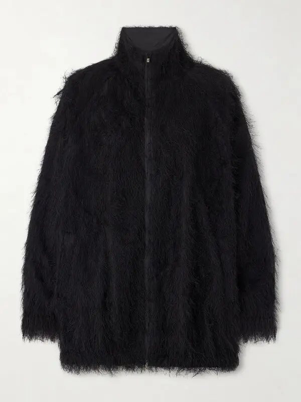 THE FRANKIE SHOP Baxter Fringed Jacket - Black