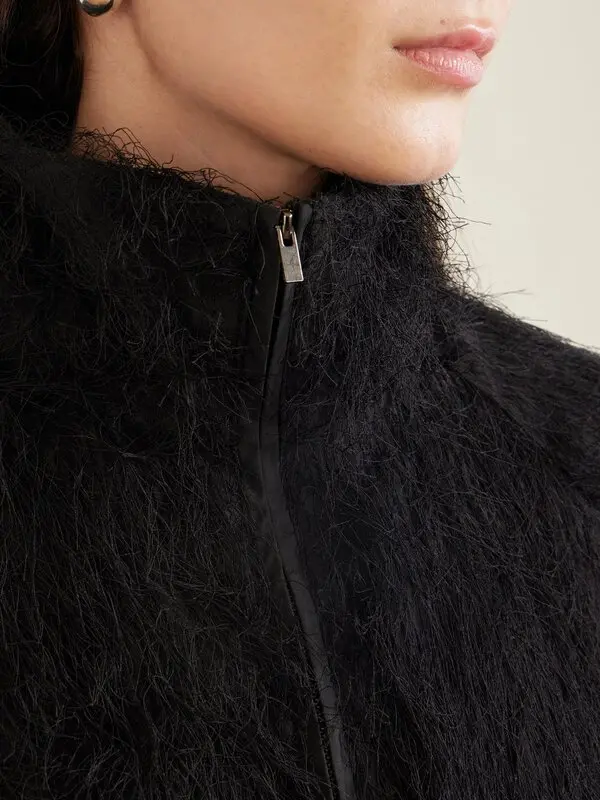 THE FRANKIE SHOP Baxter Fringed Jacket - Black