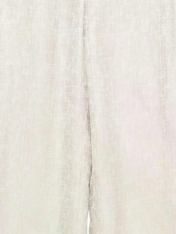 Emporio Armani Textured Trousers - Neutrals