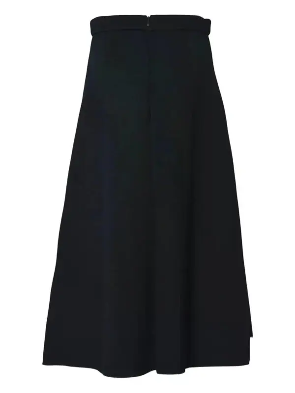 Max Mara A-line Midi Skirt - Blue