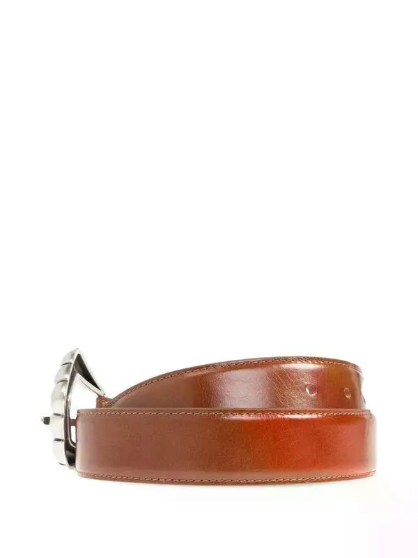 IRO PARIS Twisted-buckle Leather Belt