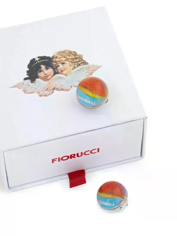 Fiorucci Round Clip-on Earrings