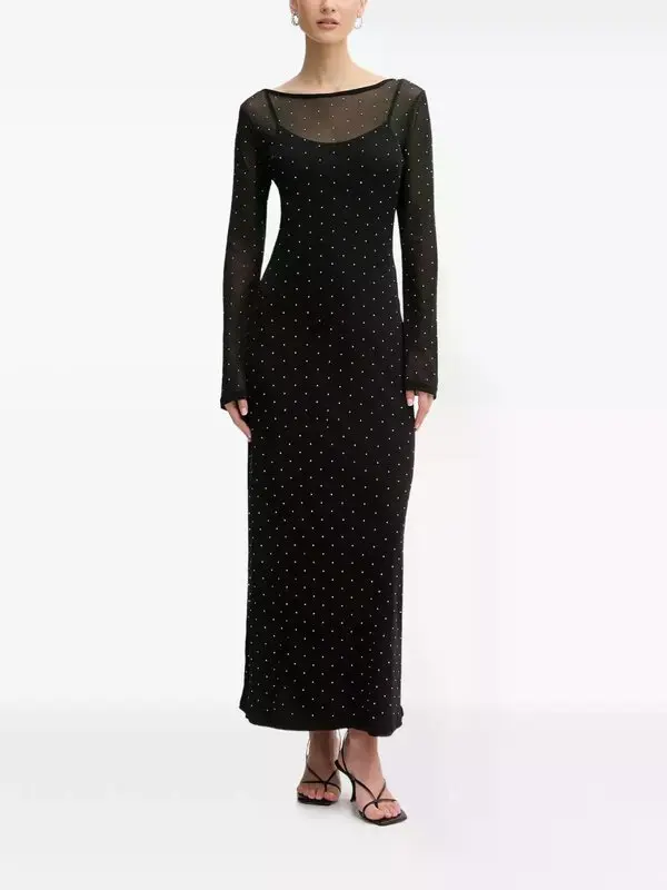NEVER FULLY DRESSED Bell-sleeve Maxi Dress
