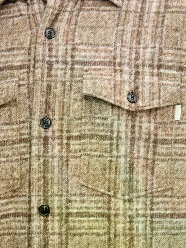 JOOP! Button-up Check-pattern Shirt Jacket