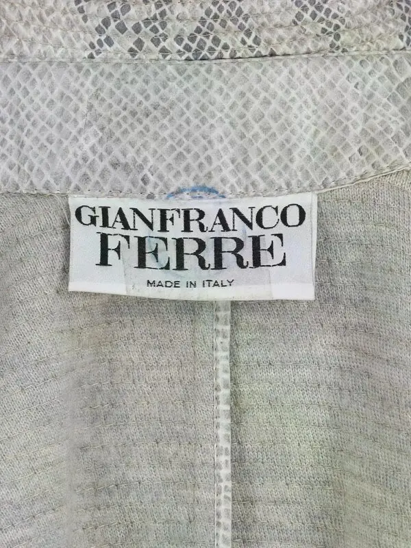 Gianfranco Ferre Snakeskin-printed Jacket