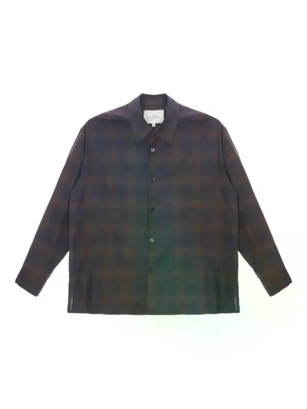 Studio Nicholson Checked-pattern Shirt