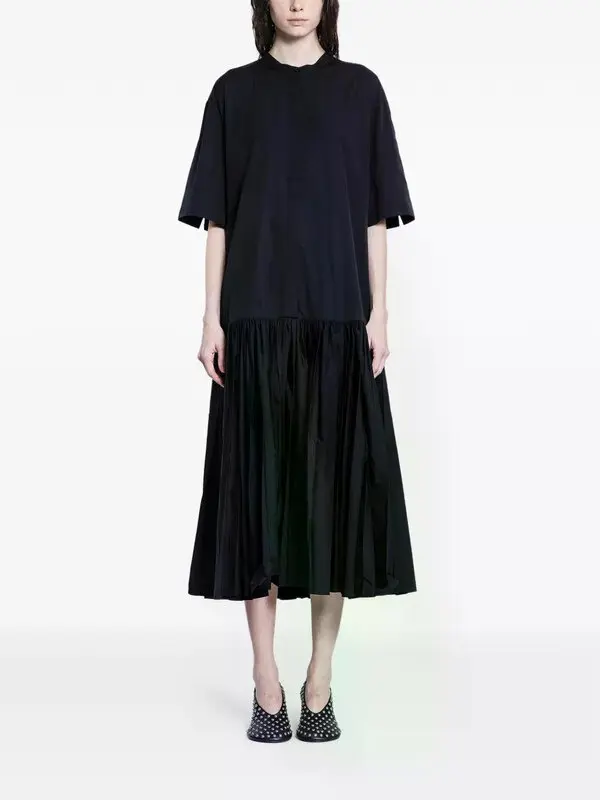 JIL SANDER Paneled Midi Dress