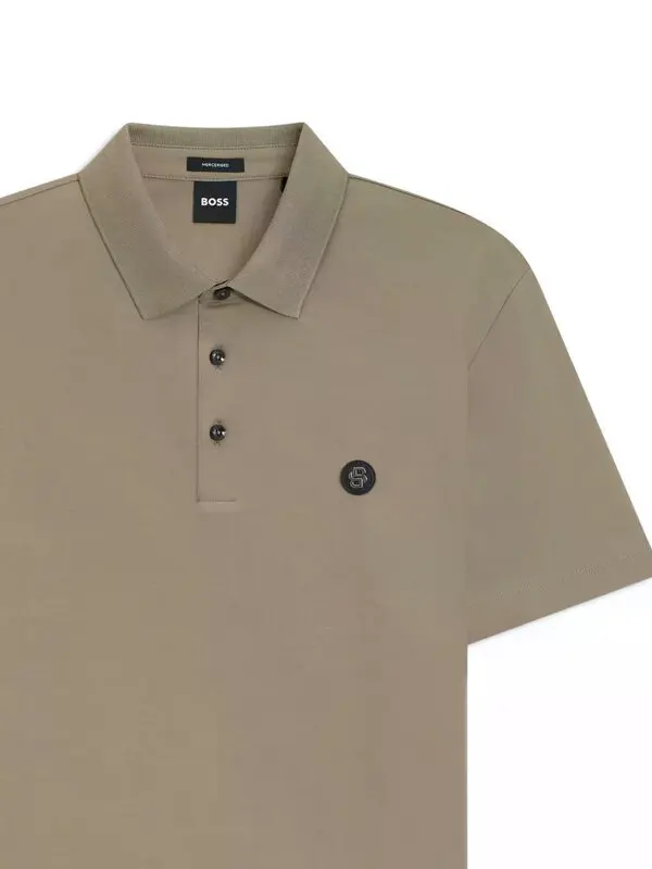 BOSS Logo-plaque Polo Shirt