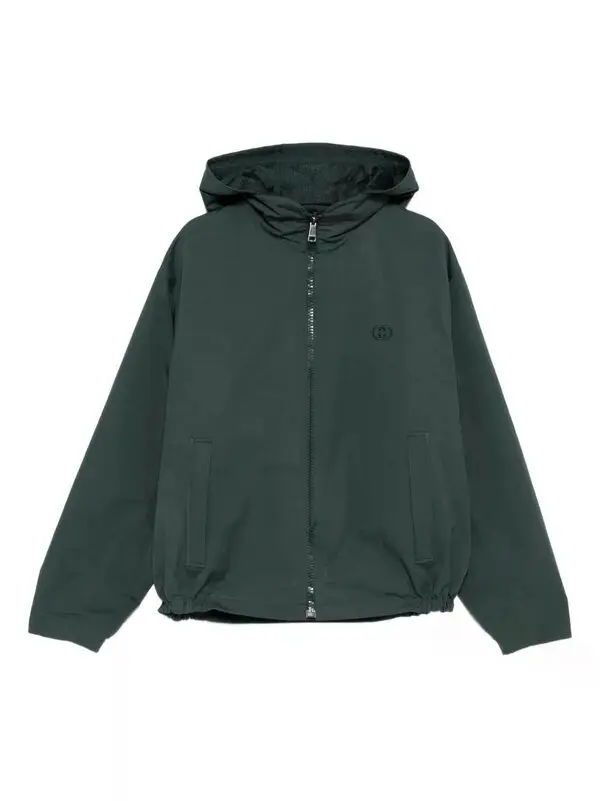 Gucci Hooded Ripstop Jacket - Green