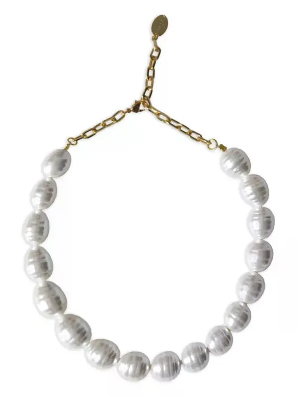 ALEVI MILANO Pearl-effect Chain Necklace - White