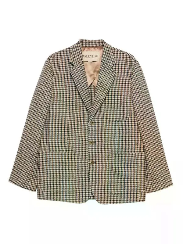 Valentino Garavani Check Blazer - Neutrals