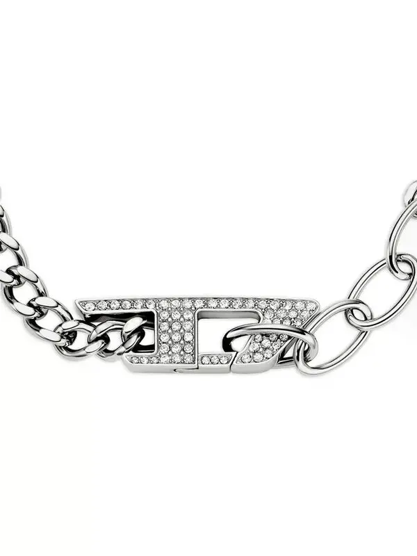 DIESEL® Curb-chain Crystal Bracelet