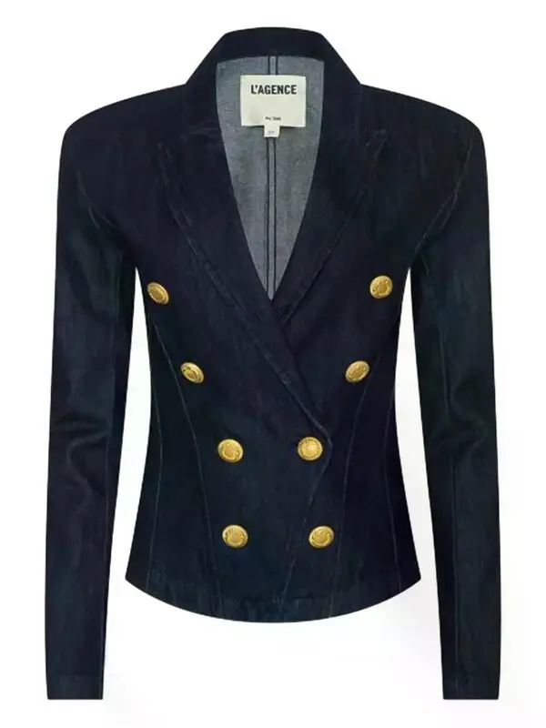 L'Agence Structured Double-breasted Blazer