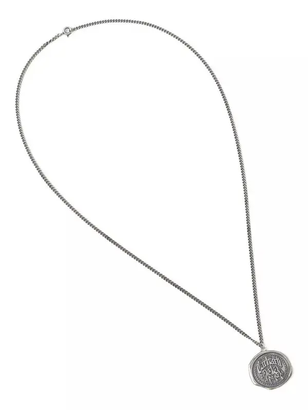 Carhartt Work In Progress Chain Pendant Necklace - Silver