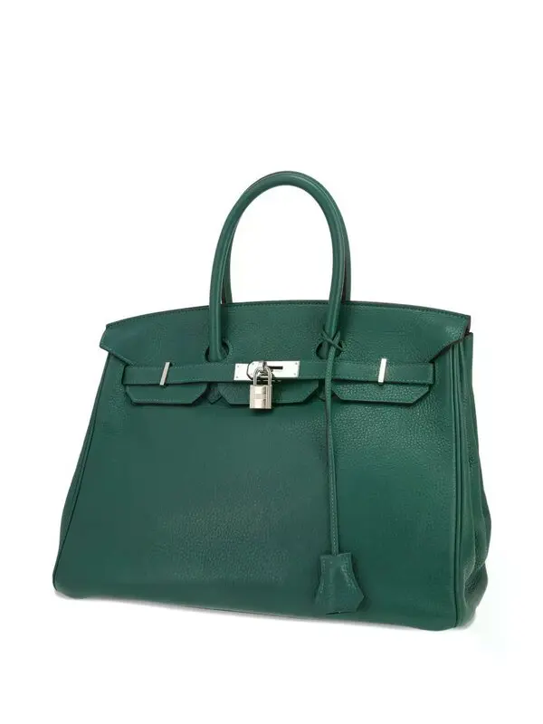 Hermès 2015 35 Birkin Handbag - Green