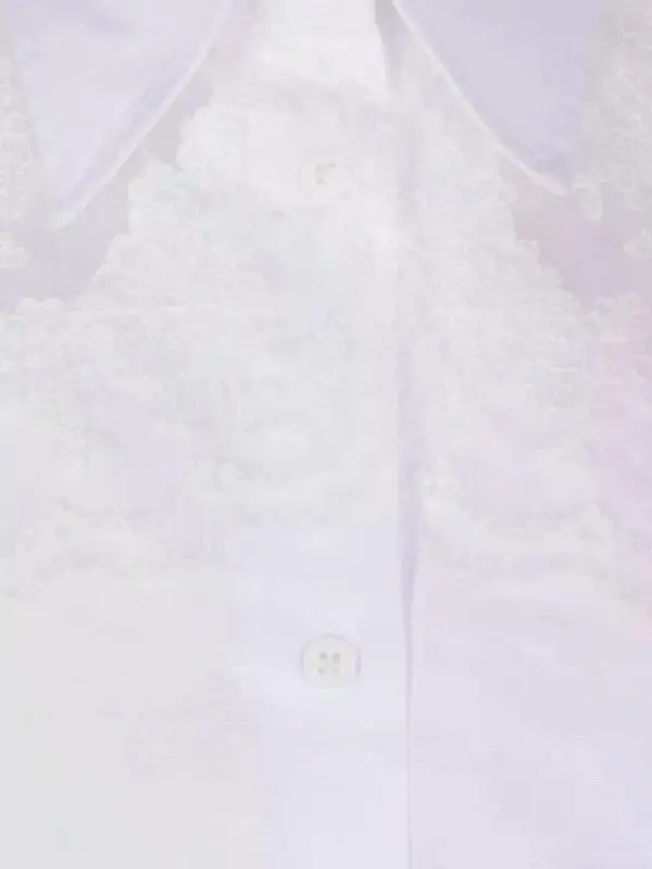 Ermanno Scervino Lace-detail Shirt - White