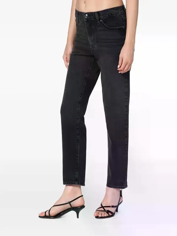 FRAME Straight-leg Mid-rise Jeans