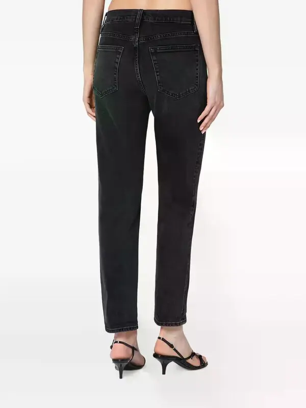 FRAME Straight-leg Mid-rise Jeans