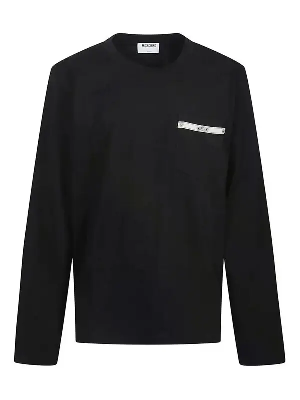 Moschino Pocket Long-sleeve T-shirt - Black