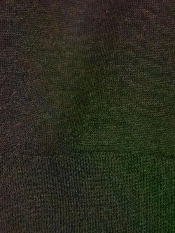 Arch4 V-neck Ribbed Sweater - Brown