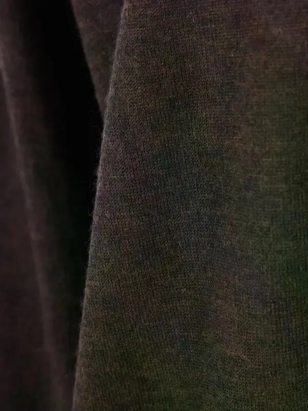 Arch4 V-neck Ribbed Sweater - Brown