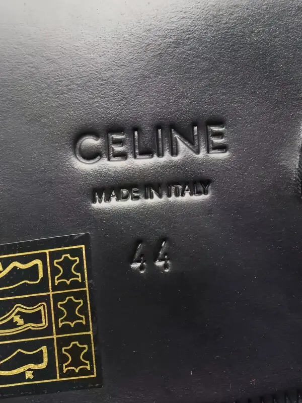 Celine 2020s 15 Triomphe Leather Loafers
