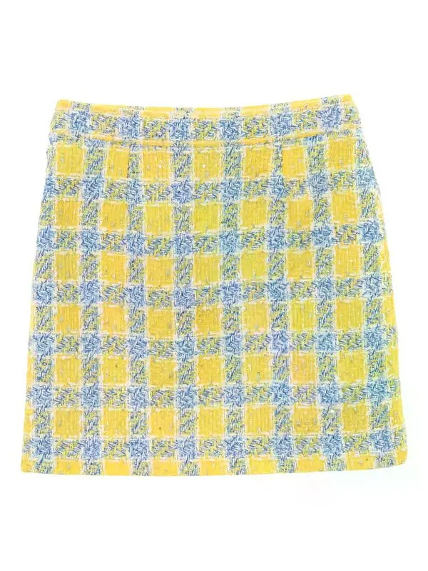 Gucci 2010s Checked Mini Skirt