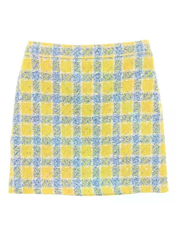 Gucci 2010s Checked Mini Skirt