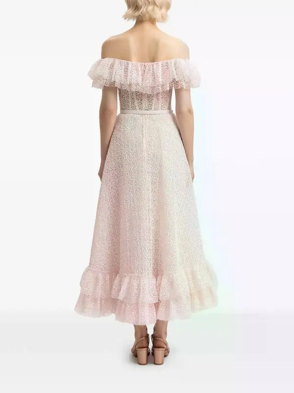 GEMY MAALOUF Off-shoulder Ruffled Dress