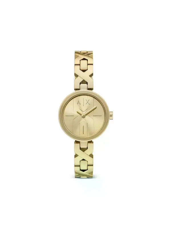 Armani Exchange Round-shape 32mm Watch - Gold